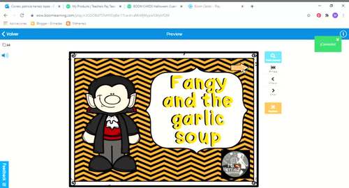 BOOM CARDS HALLOWEEN STORY: Reading comprehension activities | Digital
