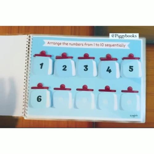 Number Sense 1-10 Math Learning Binder | Busy Book PDF by Piggybooks