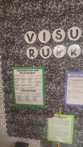 Extended Response Visual Rubric- STAAR ECR examples by Write Moments