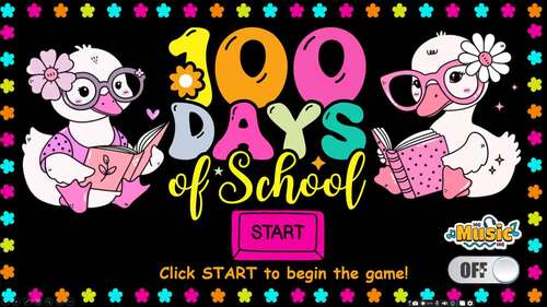 100th Day of School Game Show Activity - NO PREP 100th Day of School ...