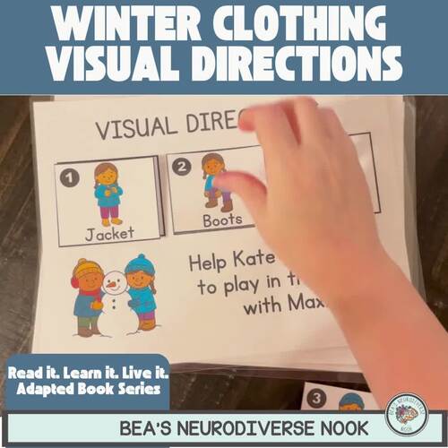 Winter Dressing Visual Sequencing| Life Skills | Special Education, ABA ...