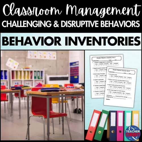 Student Behavior Inventory Checklist | Disruptive Behavior ...