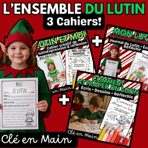 3 activités sur les lutins de Noël | Écriture, bricolage, Christmas ...