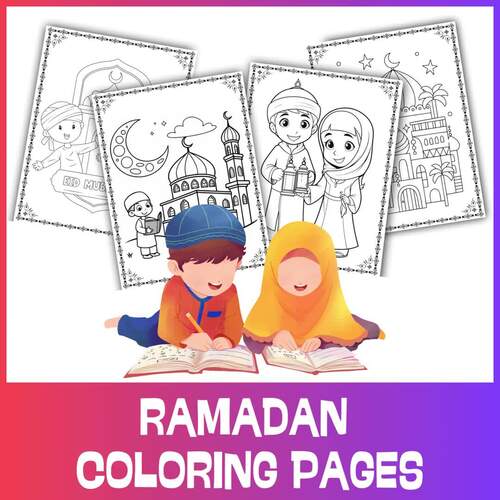Ramadan & Eid-Al-Fitr Coloring Pages | 30 No Prep Ramadan Activities