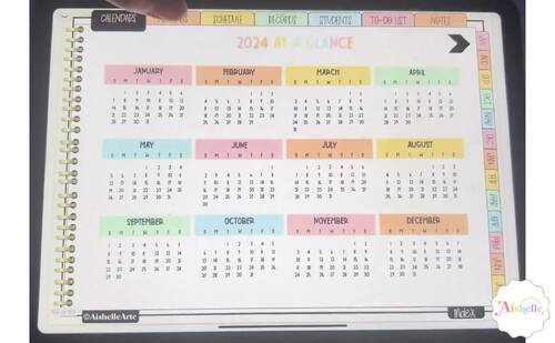 Digital Teacher Planner 2025-2026 | Pastel Flowers Theme | DATED