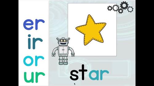 Digital - R - Controlled Word Work - Remote Learning by Miss C in K