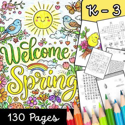 Goodbye Winter Hello Spring Word Search Worksheets Spring Activities ...