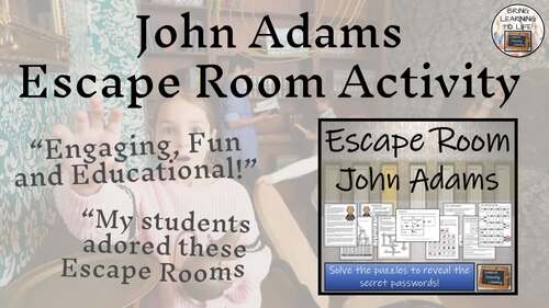 John Adams Escape Room | Social Studies & History Activity | TPT