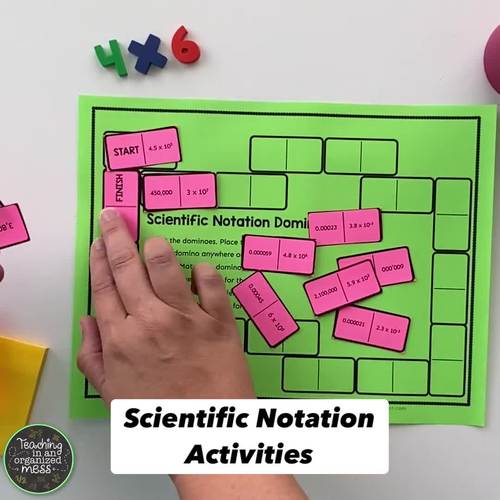 Scientific Notation Activities -- 8th Grade Math Scientific Notation ...
