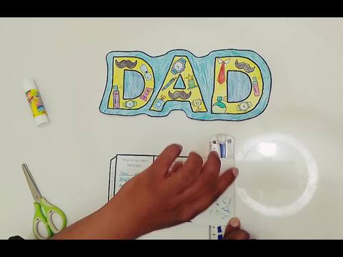 Fathers Day Writing Craft Activities for 2nd 3rd 4th and 5th Grade
