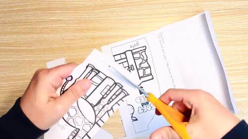 Soft and Hard G Sorting Craft Phonics Worksheets by Kiddie Concepts