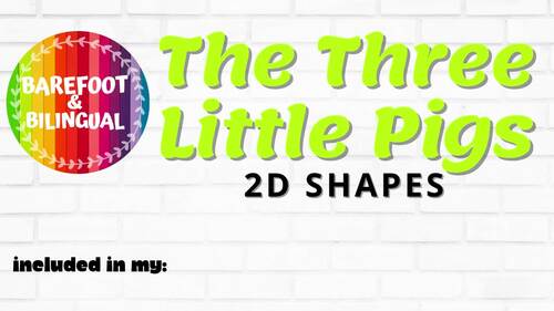 3 Little Pigs Shape Clipart | DELUXE 3 in 1 Set | TPT