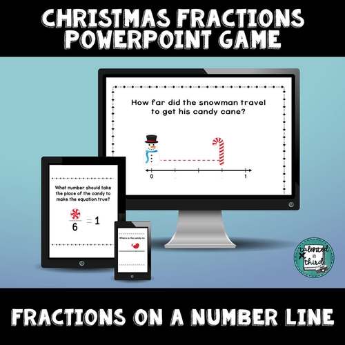 Christmas Game Fractions | 3rd Grade Fractions | Equivalent Fractions ...