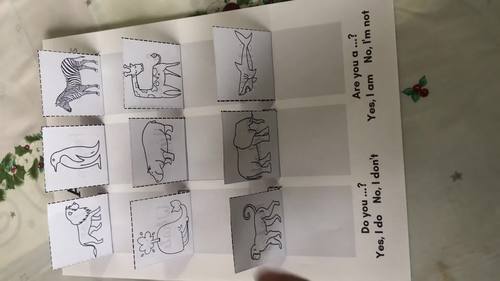 Wild animals WHO AM I/GUESS WHO - QUIÉN ES QUIÉN animales salvajes by Tousi