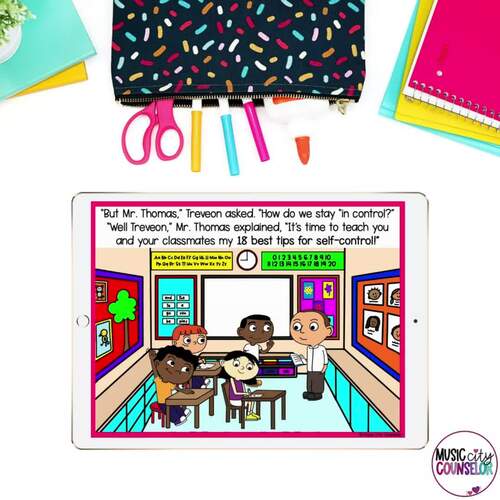 Self-Control Lesson, Self-Regulation, Positive Behavior, SEL & Counseling