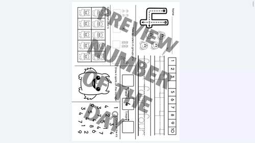 Monster Math Number Sense to 20 Bundle Counting Recognising Writing ...