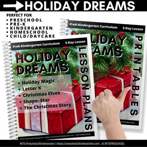 Christmas Holiday DECEMBER Preschool PreK Curriculum Lesson Plan