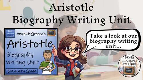 Aristotle Biography Project & Writing Unit | 3rd Grade & 4th Grade
