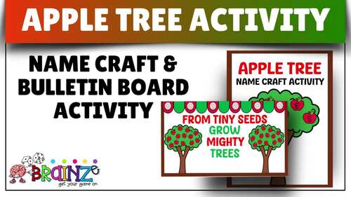 November/Autumn Craft | Apple Tree | Fall activities | Bulletin Board Ideas