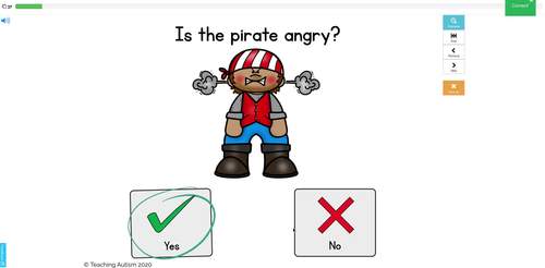 Pirate Yes or No Questions | Boom Cards for Speech Therapy by Teaching ...