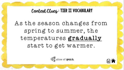 Tier II Vocabulary Context Clue Task Cards - 3rd Grade - PRINTABLE AND ...