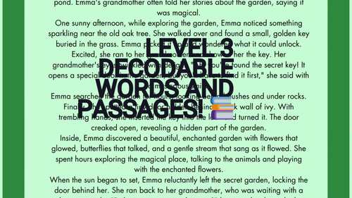 Special Ed | Level 3 Third Grade Reading Comprehension and Decoding Bundle