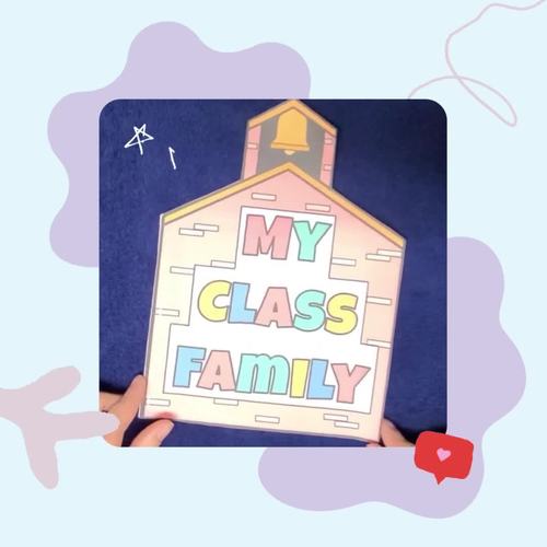 Our Class is a Family Back to School Writing Activity by Snowy Day Teaching