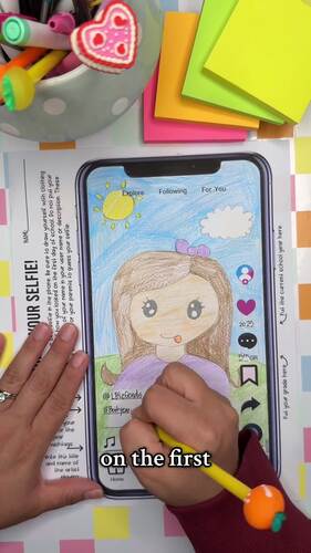 FIRST DAY SELFIE | Back to School Activity & Bulletin Board Idea ...