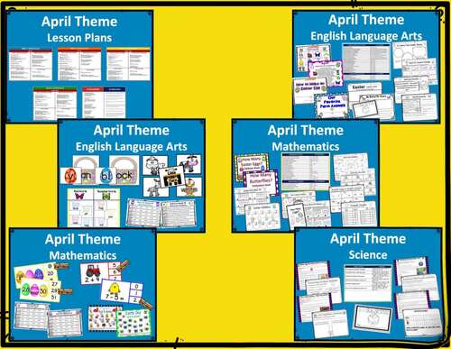 First Grade April May and June Cross-Curricular Units Bundle | TPT