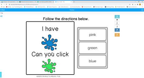 Color Matching Boom Cards Growing Bundle by Hands-on Multilingual Fun