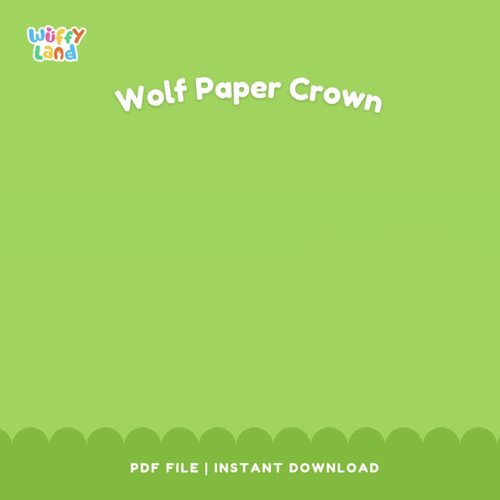 Wolf Paper Crown Craft - Fun Animal Hat for Kids - Printable Headband ...