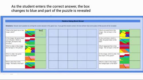 Relative Dating Winter themed Digital Worksheet by JayZee | TpT