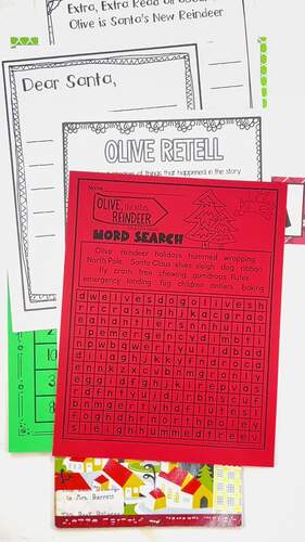 Olive the Other Reindeer Christmas Holiday Book Companion Activities