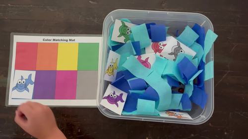 Ocean Animals Sensory Bins Activities & Centers For Preschool Special ...