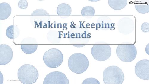 MAKING & KEEPING FRIENDS No Prep SEL LESSON 3 Videos Social Skills PBIS ...