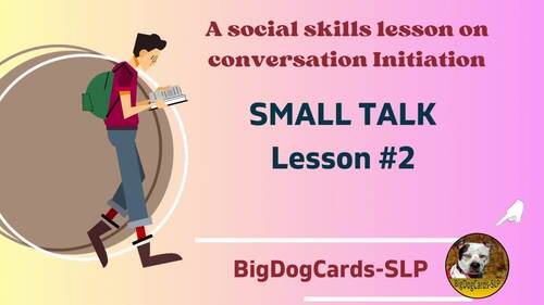 Initiating Conversation Activity #2 SMALL TALK Boom Cards & Google Duo
