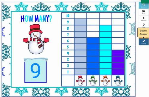 Bar Graphs Winter Math Activity | Graphing and Data Winter Math | Boom ...