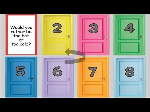 Magic Doors Would you rather... Digital Interactive Game Beginner ESL ...