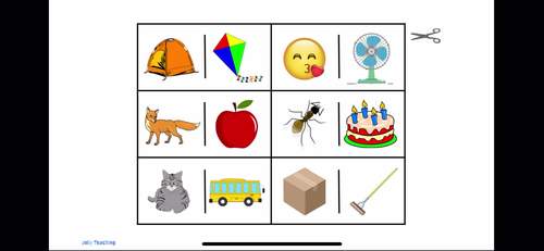 Initial Phoneme Matching Dominoes by JOLLY TEACHING | TPT