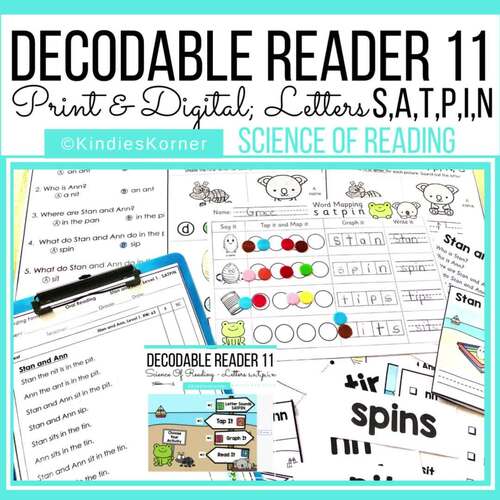 Science of Reading Decodables for PreK and Kindergarten Interactive ...