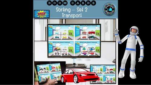 BOOM CARDS- Sorting by category -TRANSPORT Set 2 by Oceanview Resources