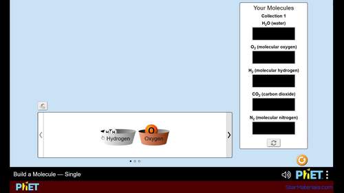 Build a Molecule STAR* Virtual Lab Google Docs™ DINB by Star Materials