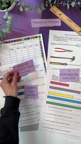 Measure to Compare Lengths, 2 MD.4 by BXC Creations | TPT