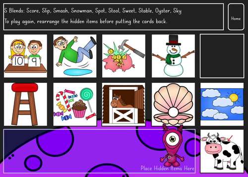 Space Articulation Game - Find The Hidden Spaceship by Jennie's Speech Room