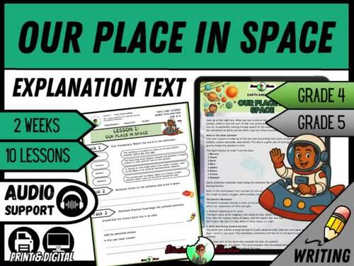 Our Place in Space | Explanation Writing Pack | Grade 4/5 by Bitesize ...