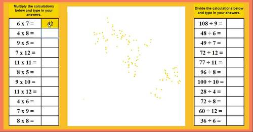 Mystery Digital Pixel Art NO PREP - Spring Flowers Multiplication ...