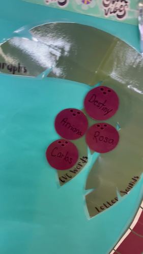 Palm Tree Reading Skills Tracker Display- BIG POSTER! by Miss Shames Reads