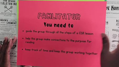 Collaborative Strategic Reading (CSR) Roles Cards: Group Reading ...