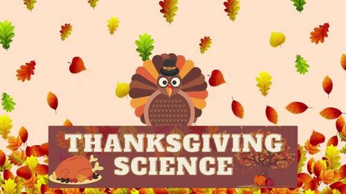 Fun Thanksgiving science digital escape room activity. No prep activity!