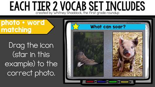 Tier 2 Vocabulary Activities with 25 Trade Books for K-2 MEGA BUNDLE